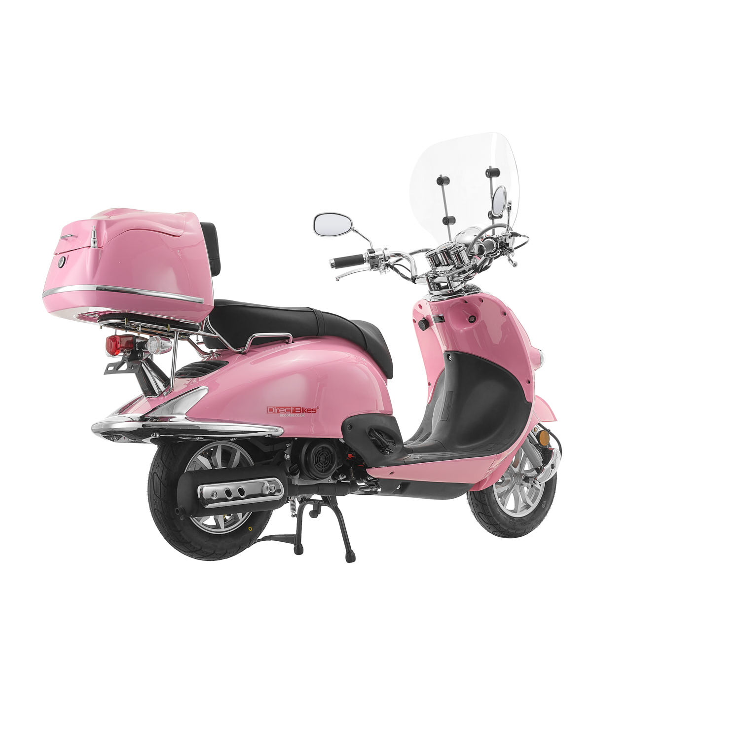 Pink Gas Moped